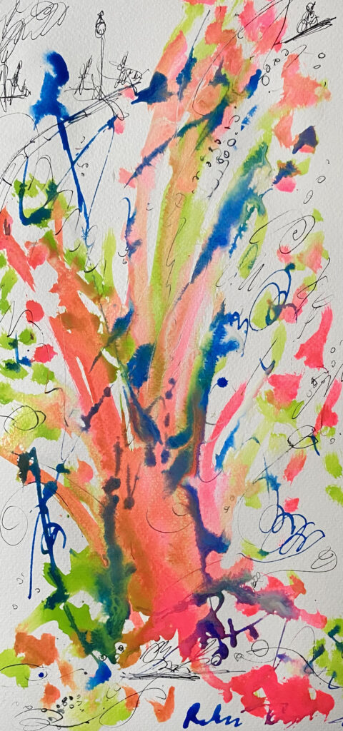 Rebecca Tombaugh | Loose Park Lake Fountain | $150 | COFF